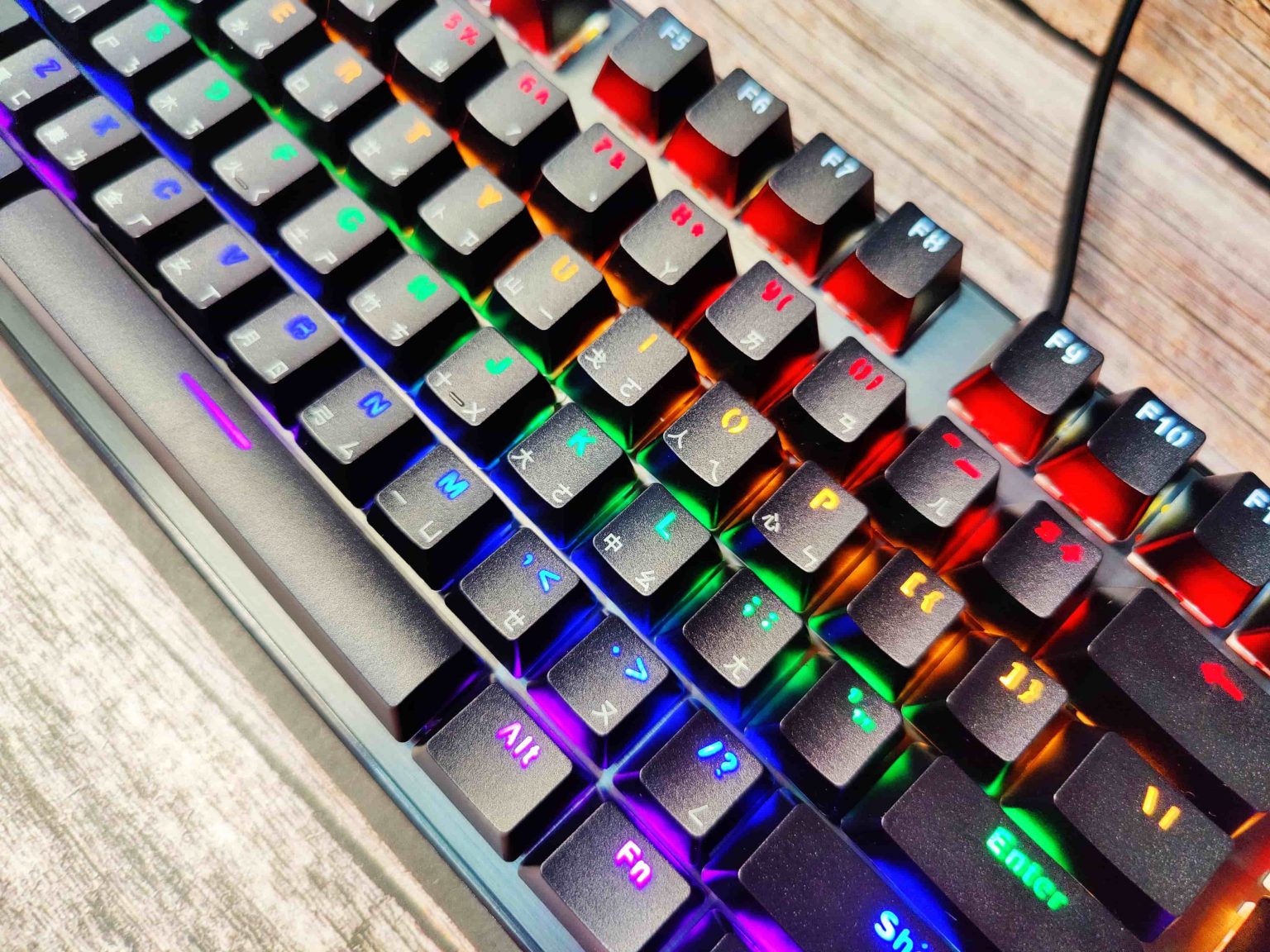 [ 開箱 ] POJUN PJ02 機械式電競鍵盤開箱與使用心得 - 高CP值的RGB鍵盤 - 科技生活 - teXch