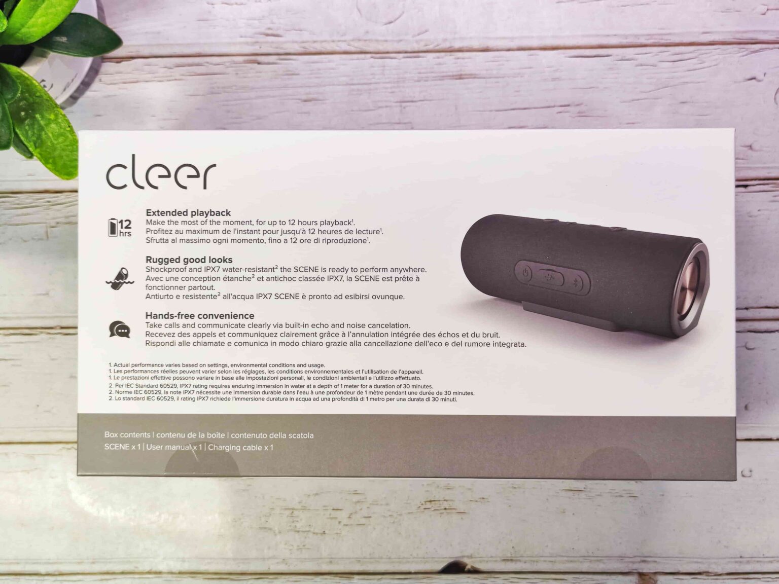 藍牙喇叭推薦 」Cleer SCENE 無線藍牙喇叭開箱實測 – 時尚美型、醇厚低音 - 科技生活 - teXch