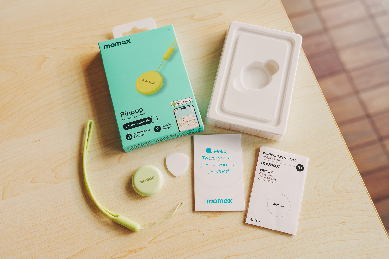 MOMAX Pinpop Find My 全球定位器開箱實測 - 平價版 AirTag，Apple Find My 認證完美支援 - 科技生活 ...