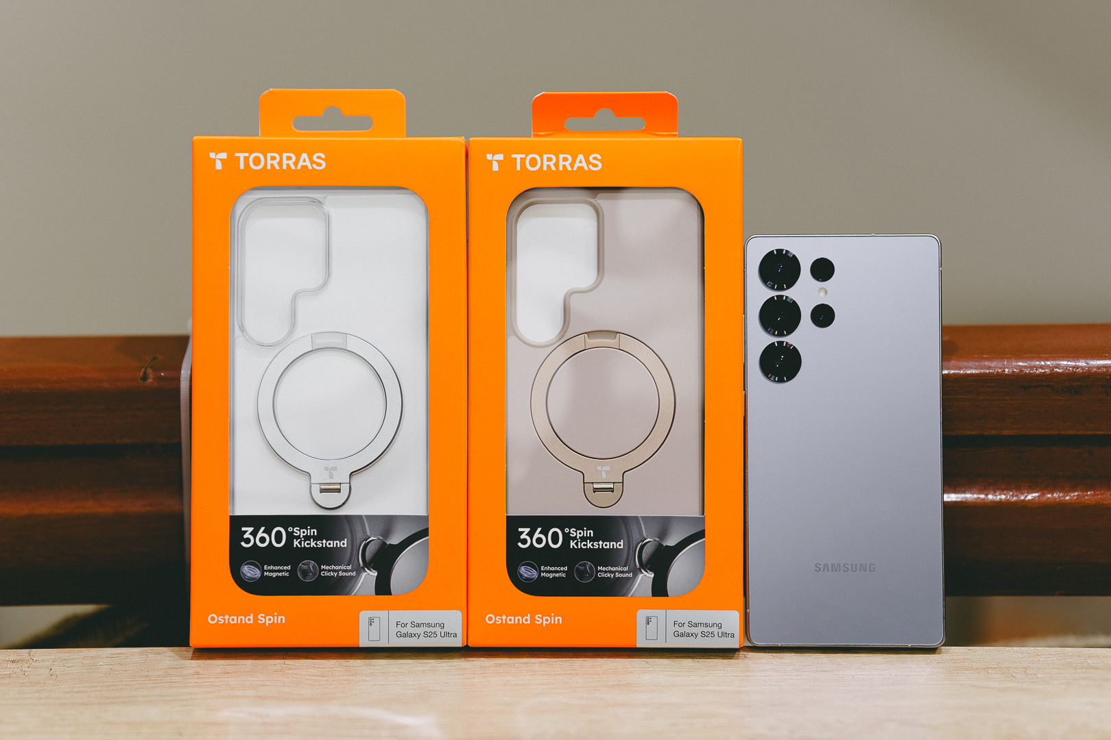 Samsung S25 Ultra必買手機殼開箱－TORRAS Ostand Spin支架殼、保護貼、鏡頭貼 - 科技生活 - teXch